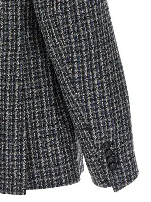 Tagliatore Checked Tweed Blazer