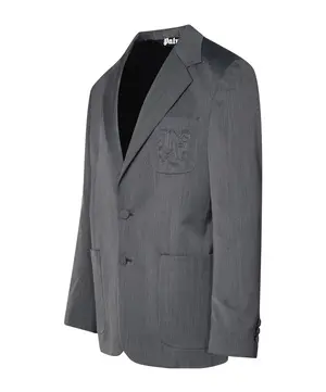 Palm Angels Single-breasted Tailored Blazer