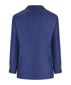 Brunello Cucinelli Single-breasted Tailored Jacket - Blue