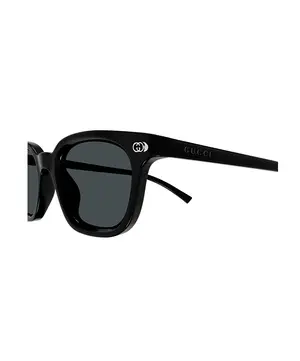 Gucci Oval Frame Sunglasses - Black