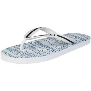 Emporio Armani Logo Flip-flops - Gray