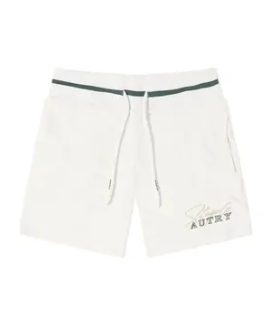 AUTRY Logo Embroidered Track Shorts - White