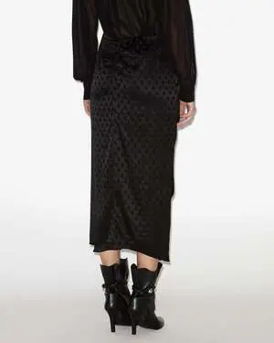 Isabel Marant Étoile Asymmetrical Hem Draped Skirt