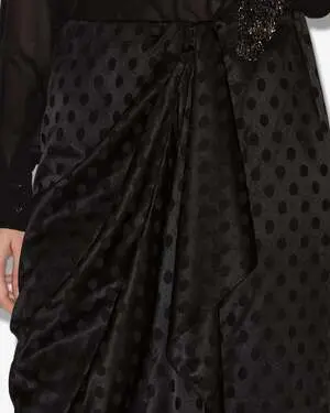 Isabel Marant Étoile Asymmetrical Hem Draped Skirt