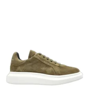 Alexander McQueen Oversized Retro Lace-up Sneakers - Green
