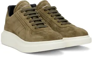 Alexander McQueen Oversized Retro Lace-up Sneakers - Green