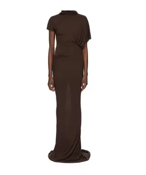 Rick Owens Lilith Ruched Gown