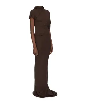 Rick Owens Lilith Ruched Gown