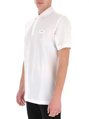 Dolce & Gabbana Dolce Gabbana Logo Patch Polo Shirt