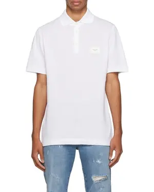 Dolce & Gabbana Dolce Gabbana Logo Patch Polo Shirt