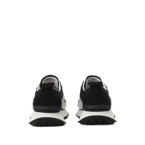 LANVIN Bumper Mesh Lace-up Sneakers - Black