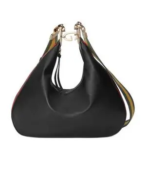 Gucci Attache Large Shoulder Bag - Black