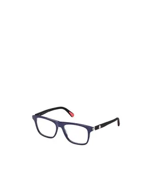 Moncler Logo Flat Mirror Eyeglasses - Blue