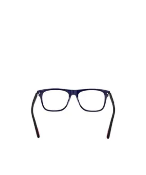 Moncler Logo Flat Mirror Eyeglasses - Blue