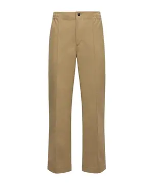 Moncler Logo Embroidered Straight Leg Pants