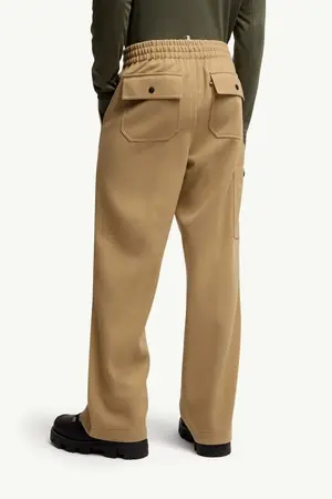 Moncler Logo Embroidered Straight Leg Pants