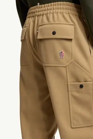 Moncler Logo Embroidered Straight Leg Pants