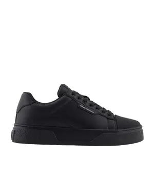 Armani Exchange Round Toe Lace-up Sneakers