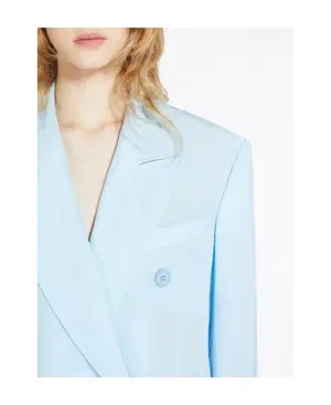 Sportmax Fitted Double-breasted Button Blazer