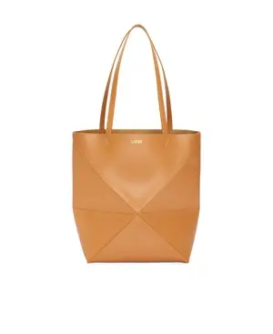 Loewe Puzzle Fold Tote Bag - Brown