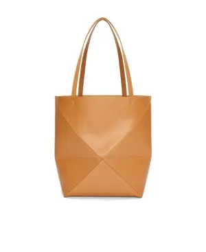 Loewe Puzzle Fold Tote Bag - Brown