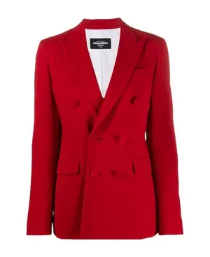 Dsquared2 Notched Lapel Outerwear For Women