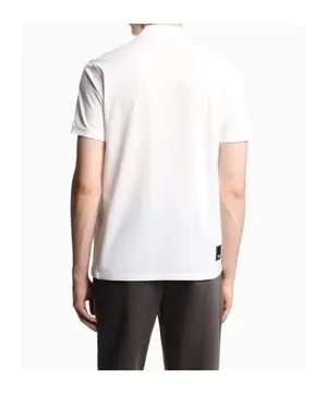 Emporio Armani Logo Patch Short-sleeved Polo Shirt