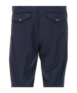 MYTHS Ares Slim-fit Pants - Navy Blue