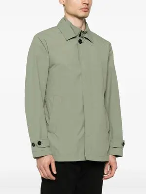FAY Layered-design Jacket With Classic Collar