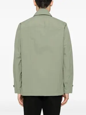 FAY Layered-design Jacket With Classic Collar