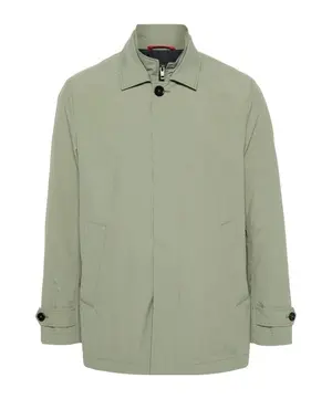 FAY Layered-design Jacket With Classic Collar