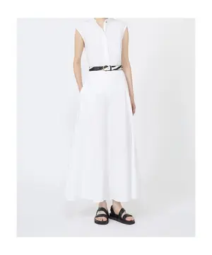 Max Mara Gesto Sleeveless Midi Dress - Optical White