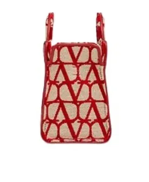 Valentino Garavani Le Troisième Toile Iconographe Top Handle Bag - Red