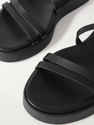 ANCIENT GREEK SANDALS Aristea Platform Sandals - Black