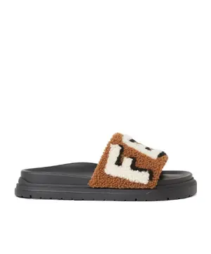 Fendi Logo Slides Slipper For Men