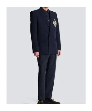 Balmain Patch Embellished Blazer
