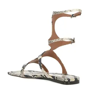 Paris Texas Uma Embossed Flat Sandals