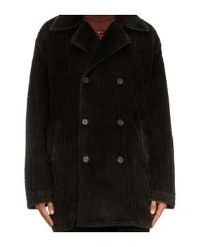 DIESEL® Otis Corduroy Double-breasted Coat