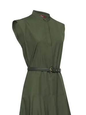 Max Mara Gesto Sleeveless Midi Dress - Khaki