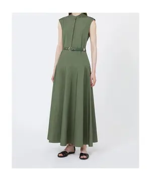 Max Mara Gesto Sleeveless Midi Dress - Khaki