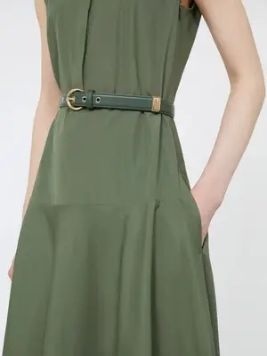 Max Mara Gesto Sleeveless Midi Dress - Khaki