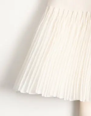 Valentino Garavani Embroidered Crepe Couture Short Dress