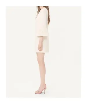 Valentino Garavani Embroidered Crepe Couture Short Dress