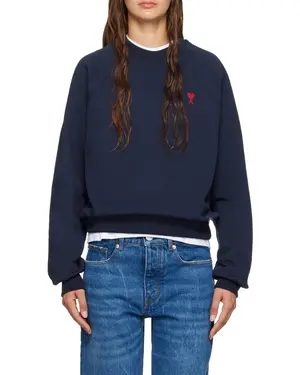 Ami De Coeur Crewneck Sweatshirt - Blue