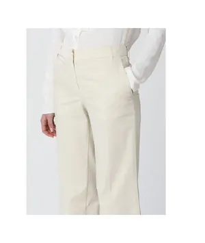 Jacob Cohen Selena Slim Nine-quarter Hem Pants - White