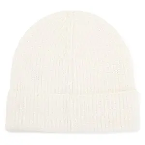 C.P. COMPANY Logo Patch Ribbed Beanie