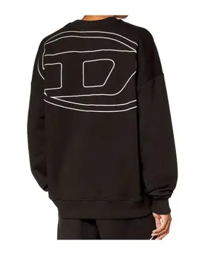 DIESEL® S-rob-megoval-d Logo Embroidered Sweatshirt