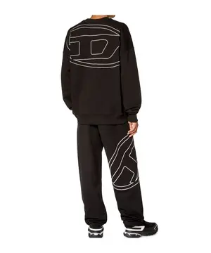 DIESEL® S-rob-megoval-d Logo Embroidered Sweatshirt