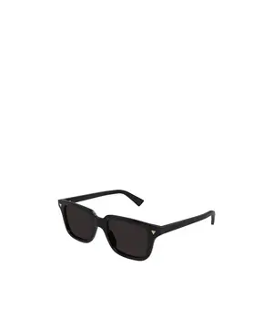 Bottega Veneta Square Frame Sunglasses - Black