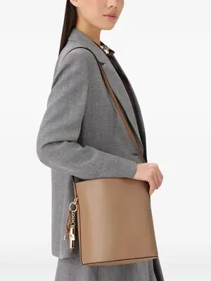 Furla Roxie Logo Detail Bucket Bag - Brown